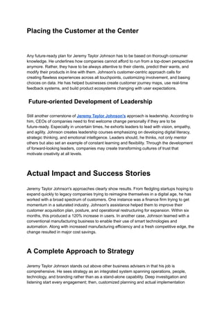 Future-Proofing Success: Jeremy Taylor Johnson’s Approach to Strategic ...