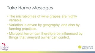 2019 Oregon Wine Symposium | Exploring the Microbiome | PPT