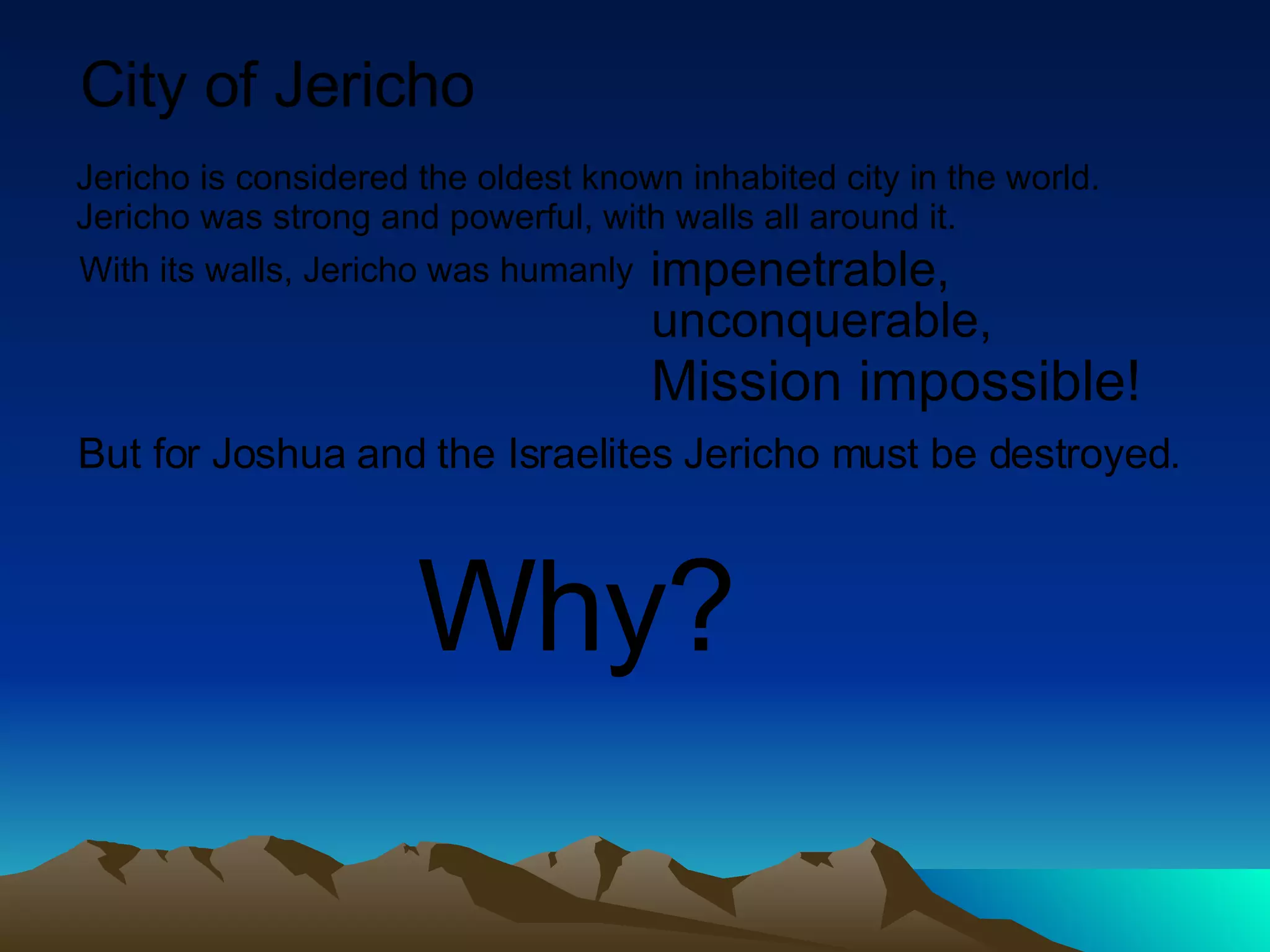 Jericho Strategy | PPT