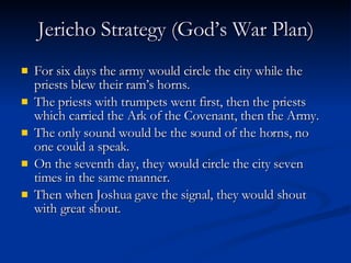 Jericho Strategy | PPT | Christianity | Religion & Spirituality