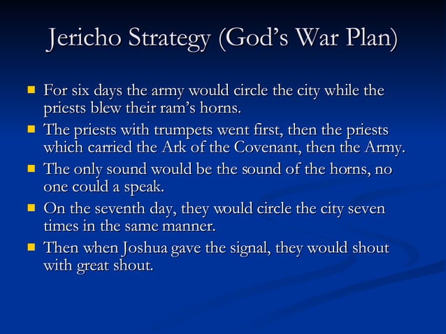 Jericho Strategy | PPT