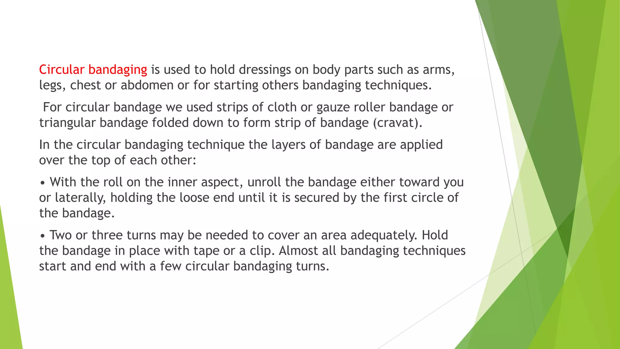 #Dressing and Bandaging | PPTX