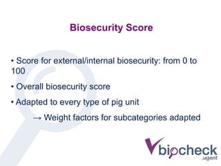 Biosecurity as a tool towards reduced antimicrobial consumption | PPTX