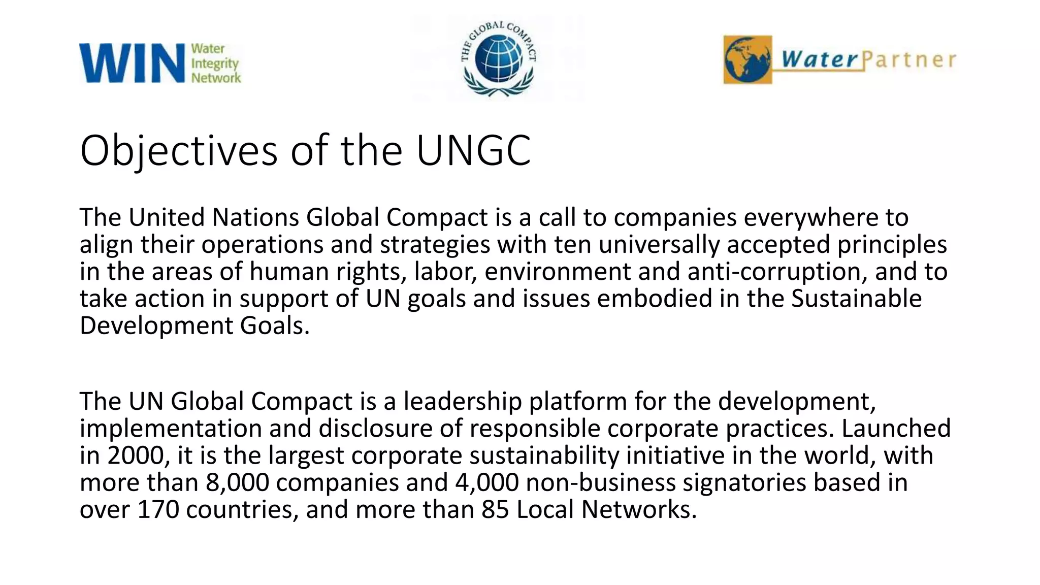 UN-Global Compact : and why the 2016 Water Integrity Global Outlook is ...
