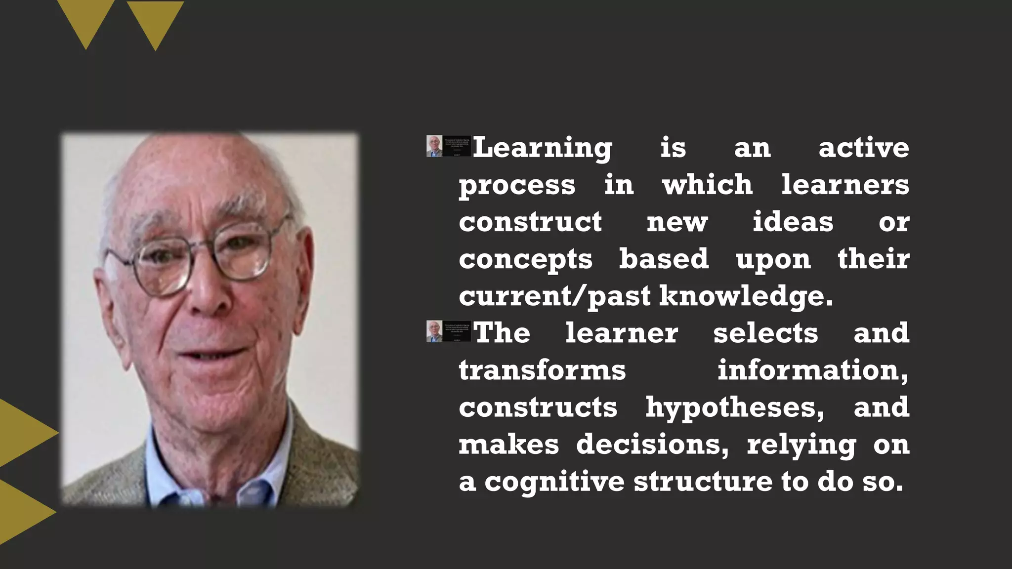 Jerome Bruner's Theory of Constructivism | PPTX