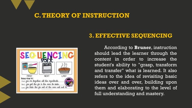 Jerome Bruner's Theory of Constructivism | PPTX | Education