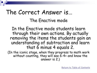 The theories of Jerome Bruner and their impact on the Education of ...