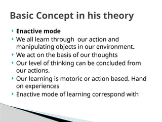 Jerome Bruner Learner & Learning Enviroment Notes.pptx