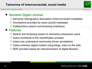 JeromeDL - the Semantic Digital Library | PPT