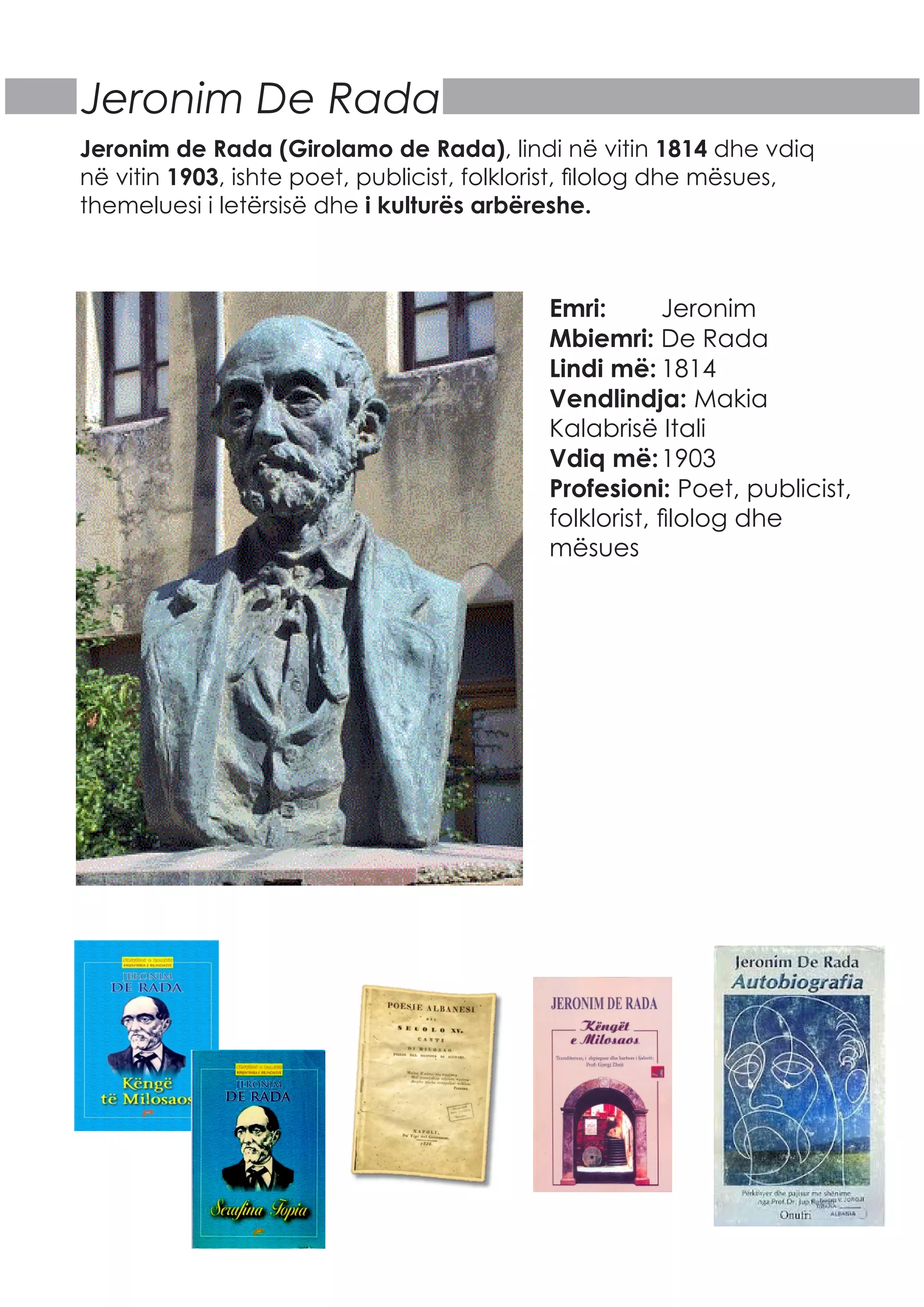 Jeronim De Rada | PDF