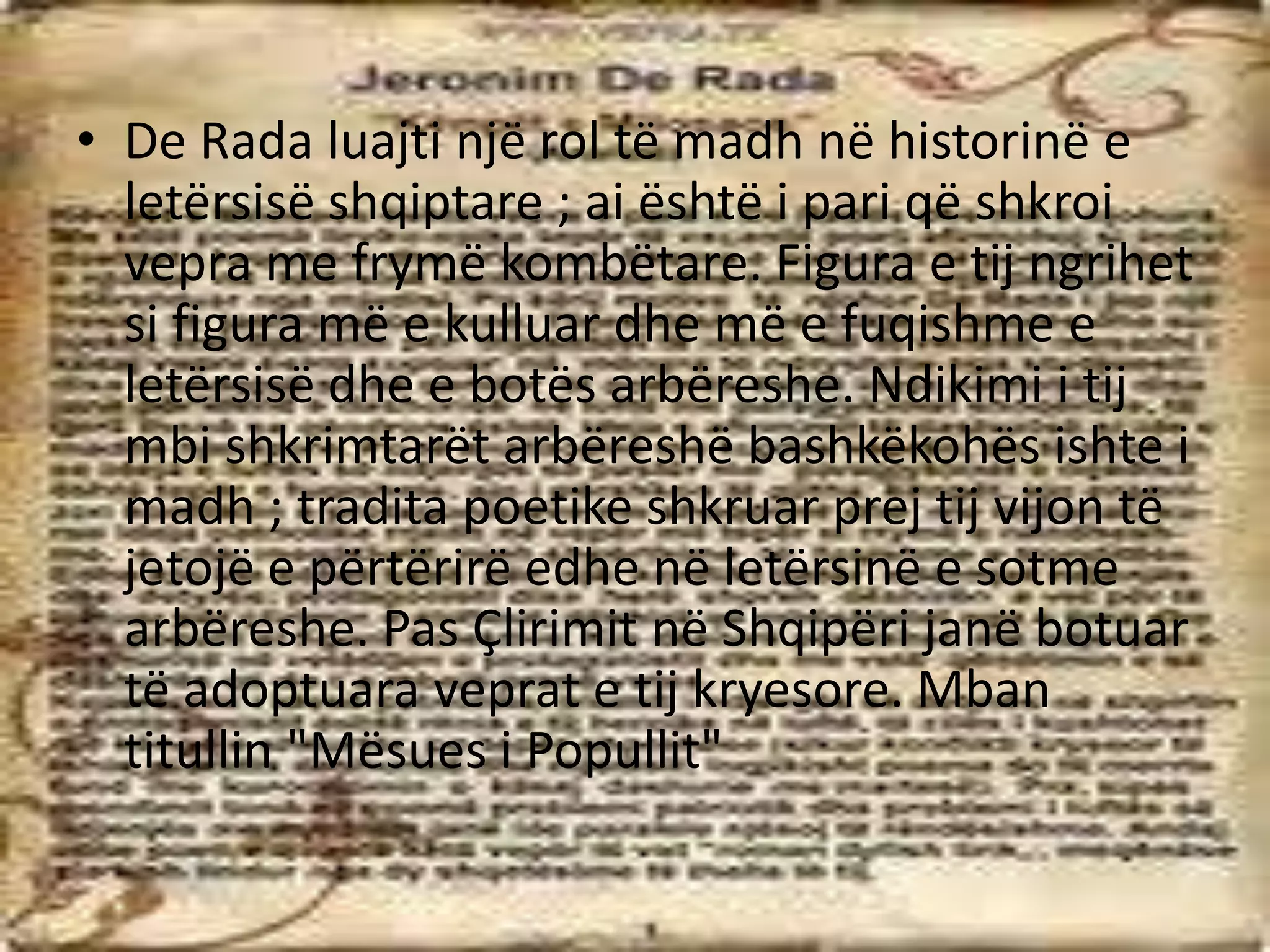 Jeronim de rada | PPTX