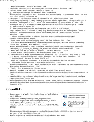 Jerrold nadler wikipedia(highlighted) | PDF | Civic affairs | Politics