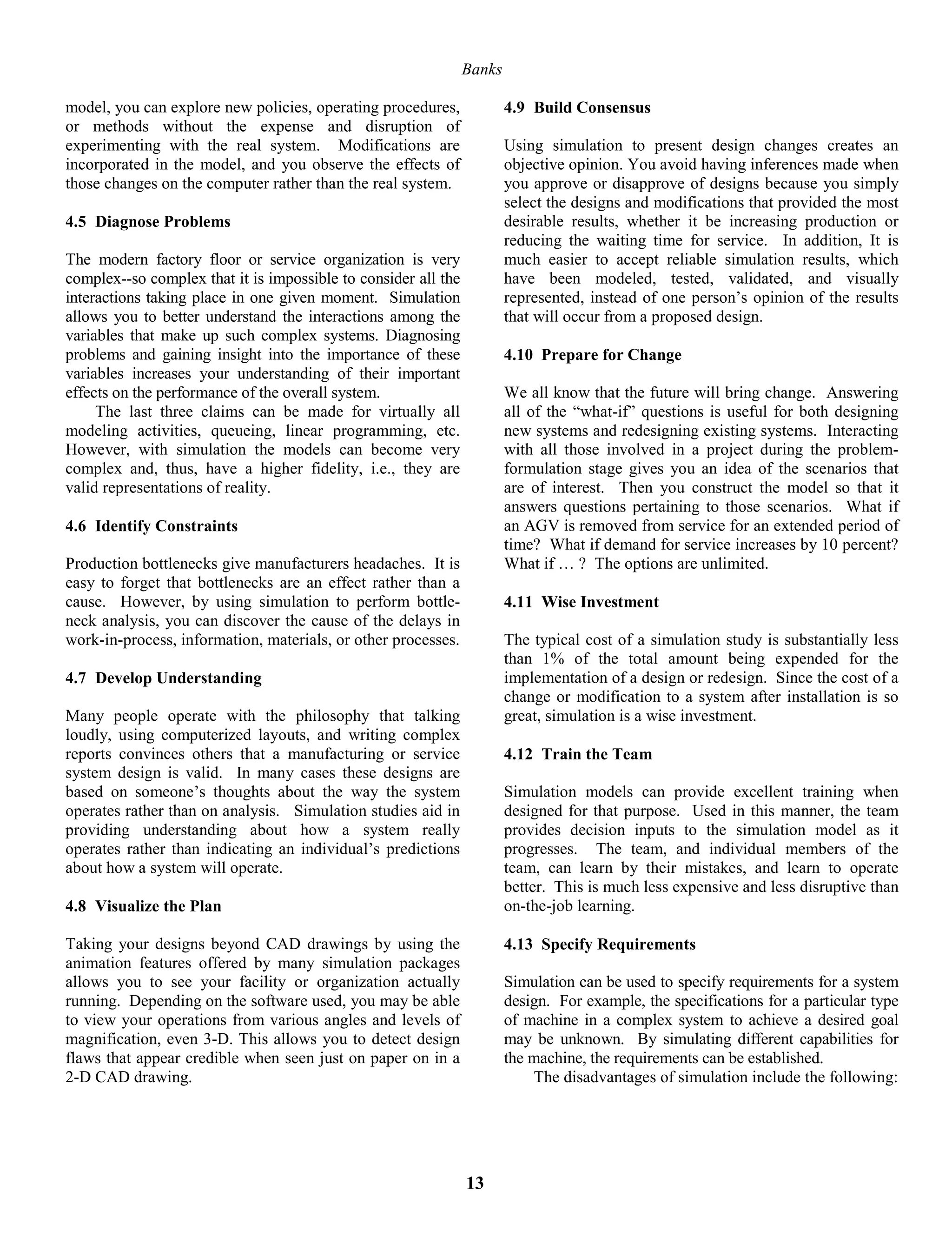 Jerry banks introduction to simulation | PDF