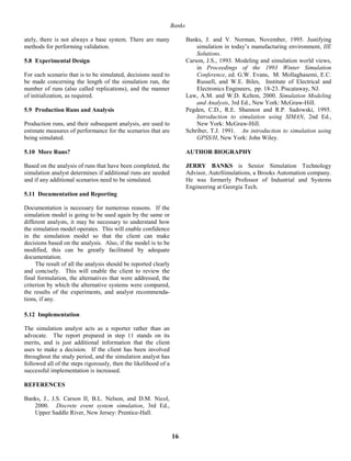 Jerry banks introduction to simulation | PDF