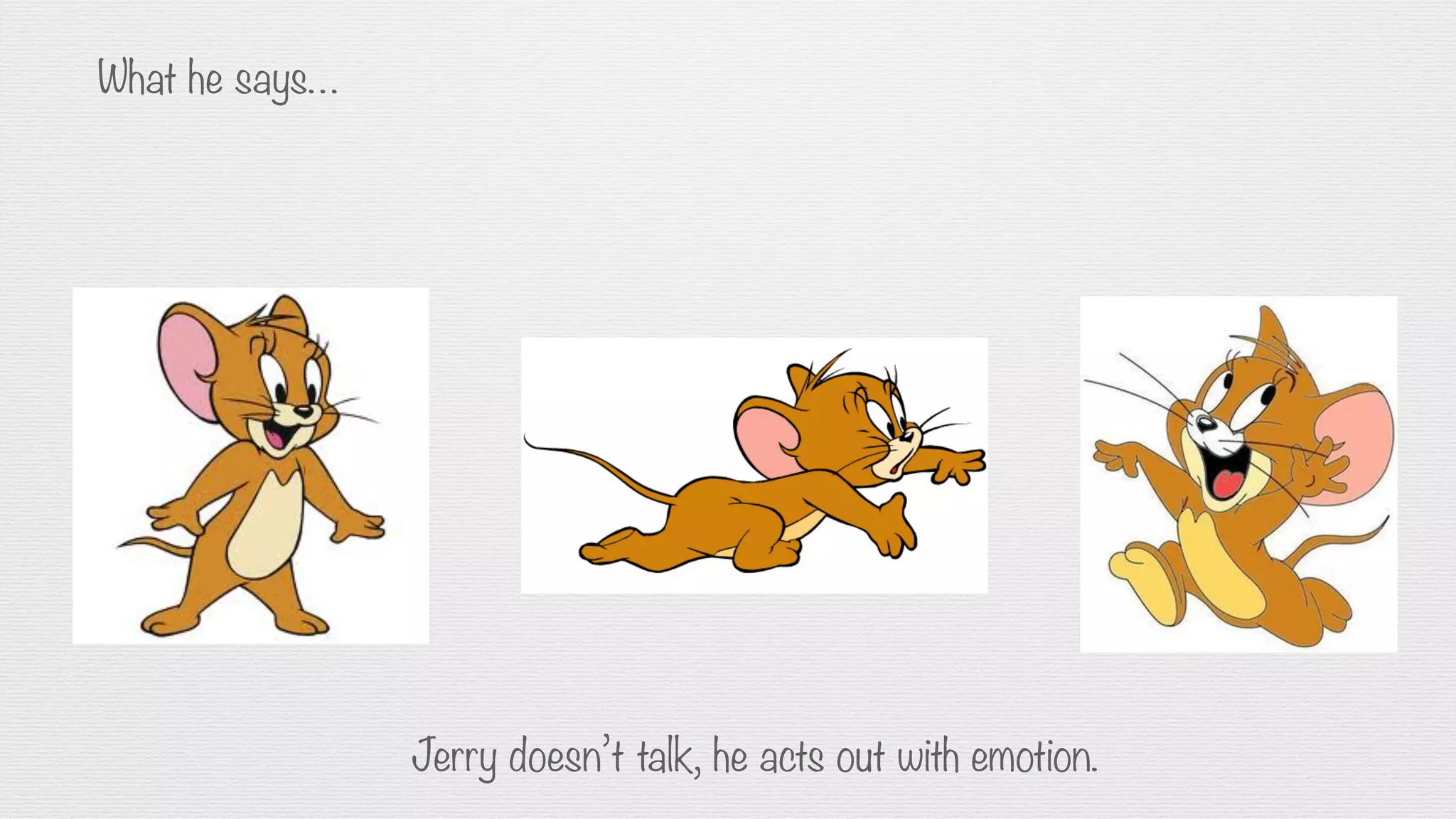 Jerry character pdf | PPT
