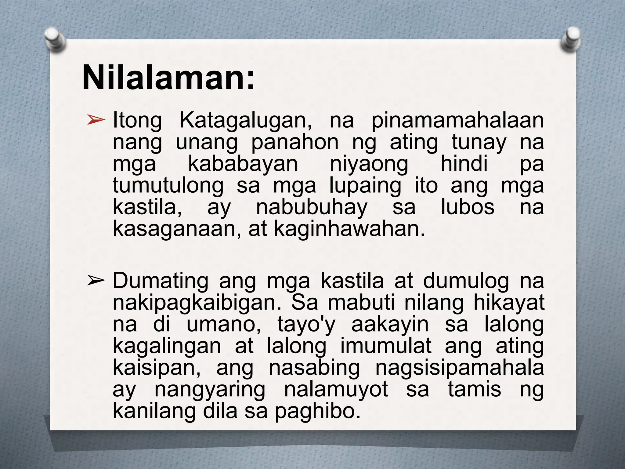 Ang Dapat Mabatid ng Mga Tagalog ni Andres Bonifacio | PPTX