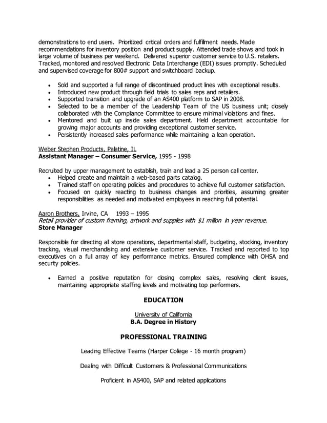 Jerry Madden Resume | PDF