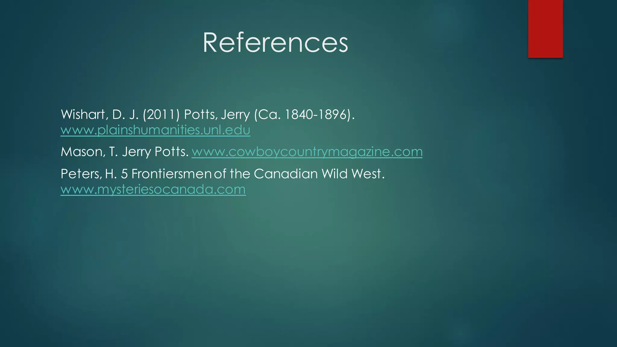 Jerry Potts | PPT