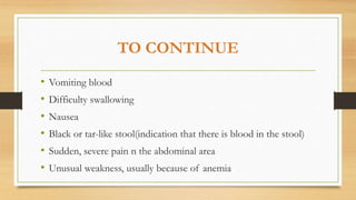 Peptic ulcer | PPTX