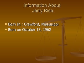 Jerry Rice | PPT
