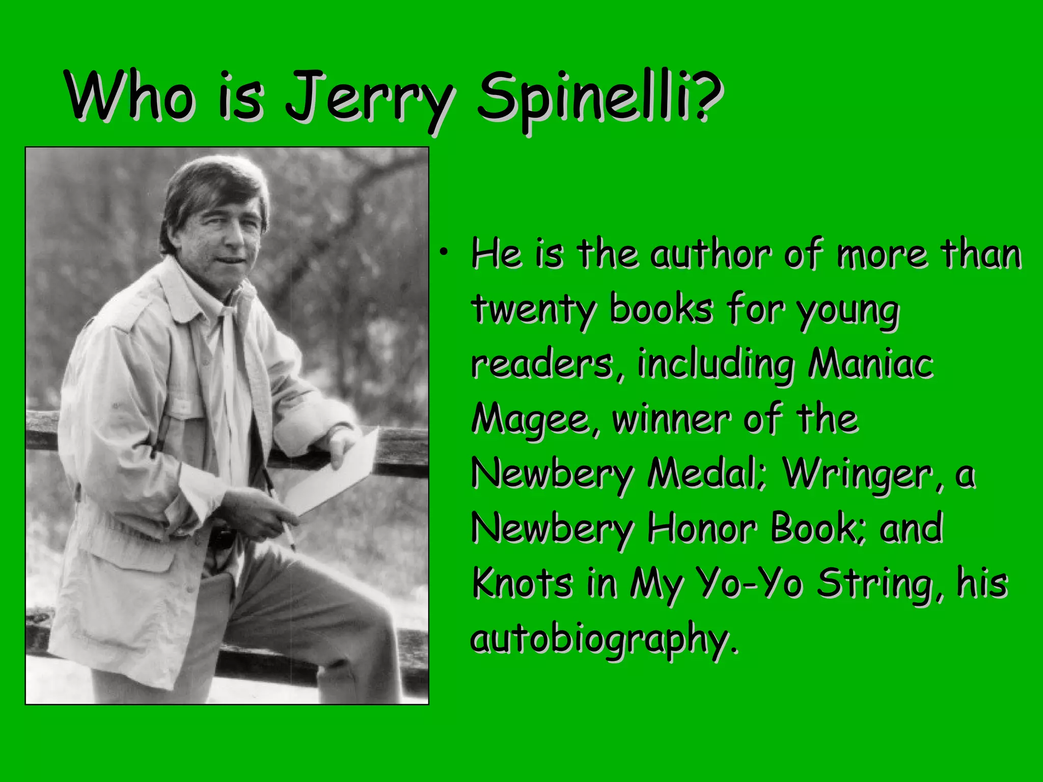 Jerry spinelli ppt | PPT