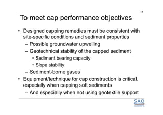 Jersak: In situ remedial capping | PPT