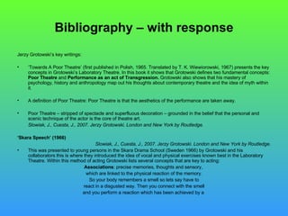 Jerzy Grotowski | PPT