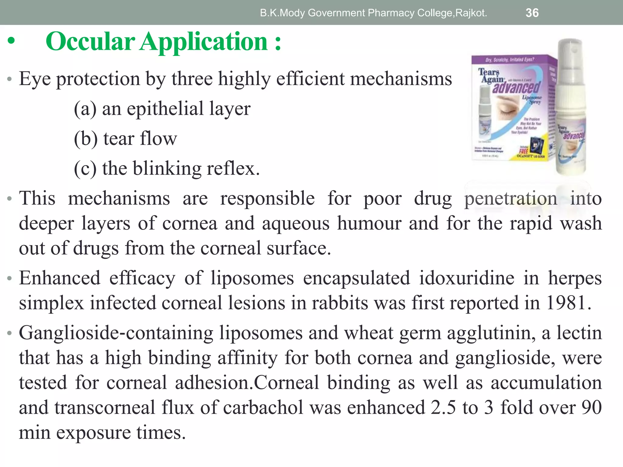 Vesicular drug delivery system | PPTX
