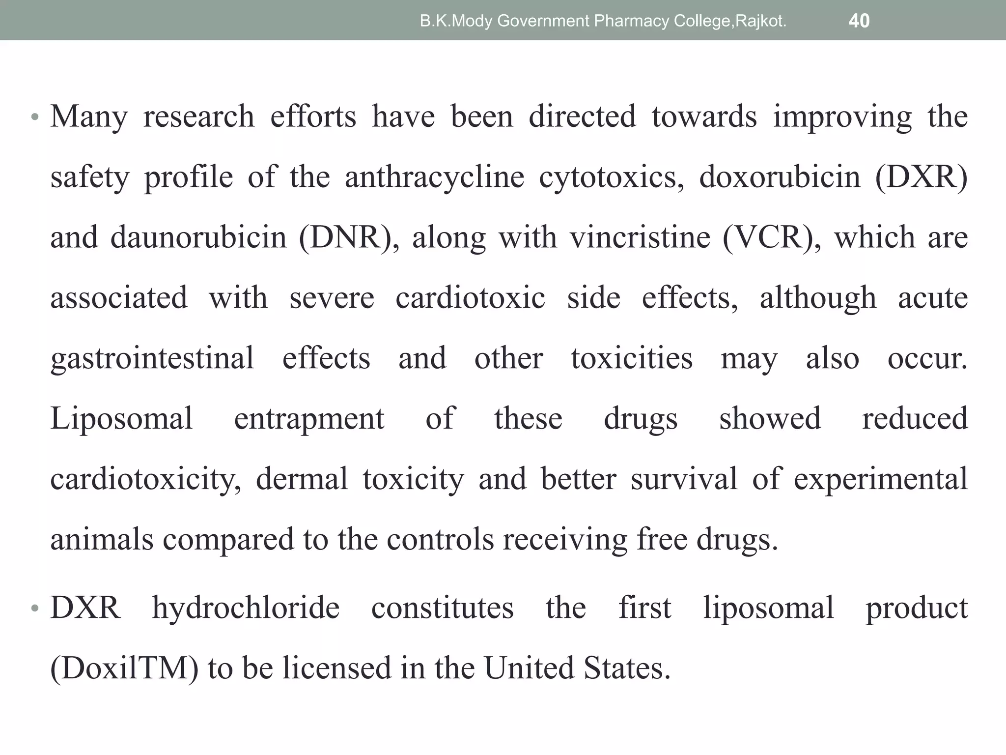 Vesicular drug delivery system | PPTX