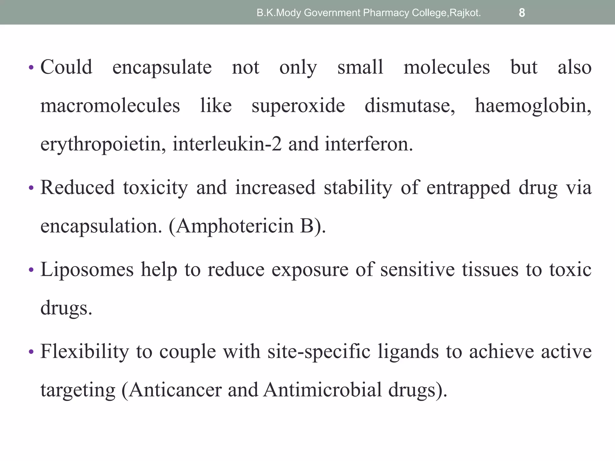 Vesicular drug delivery system | PPTX