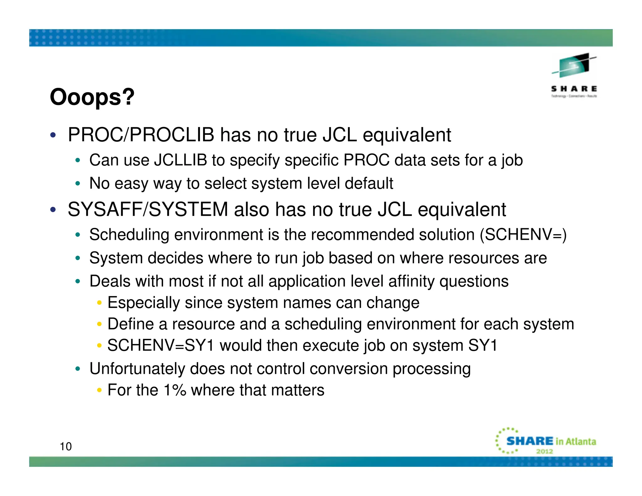 zOS Mainframe JES2-JES3 JCL-JECL Differences | PDF