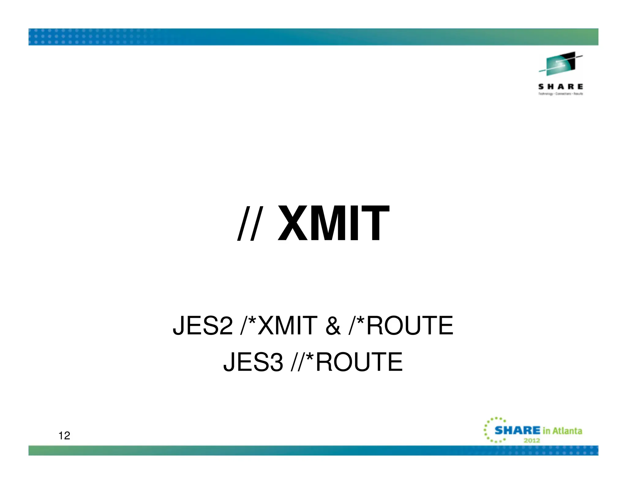 zOS Mainframe JES2-JES3 JCL-JECL Differences | PDF