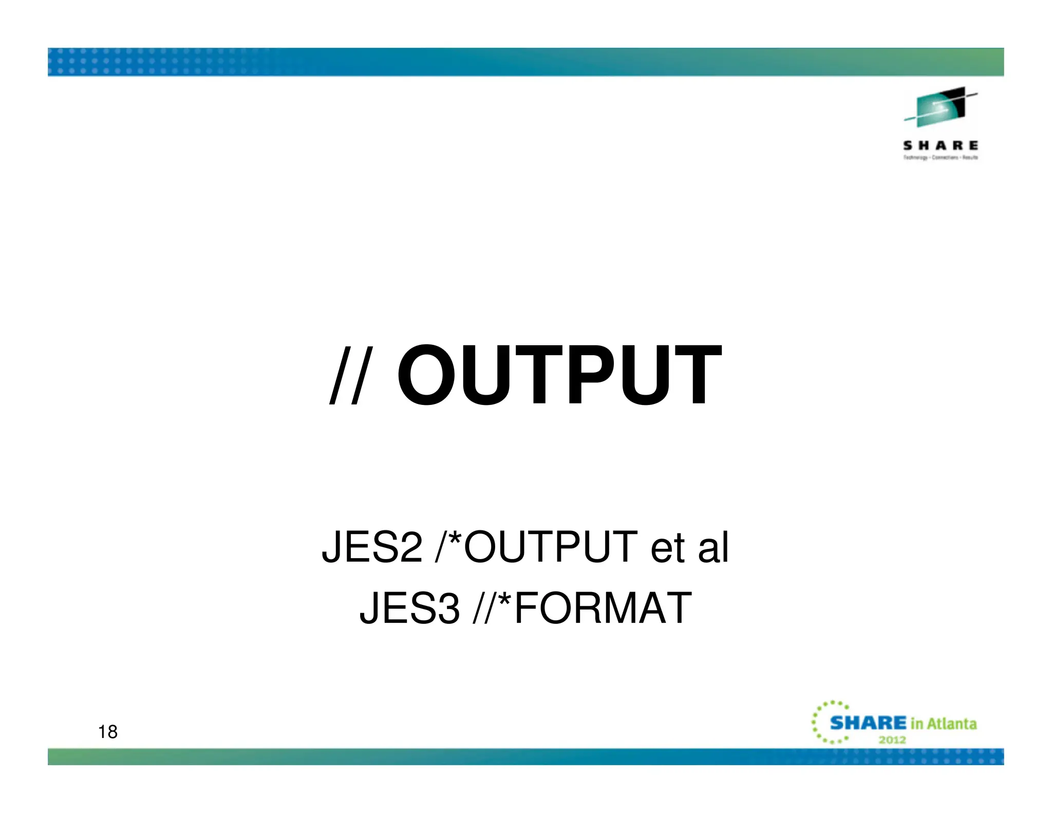 zOS Mainframe JES2-JES3 JCL-JECL Differences | PDF