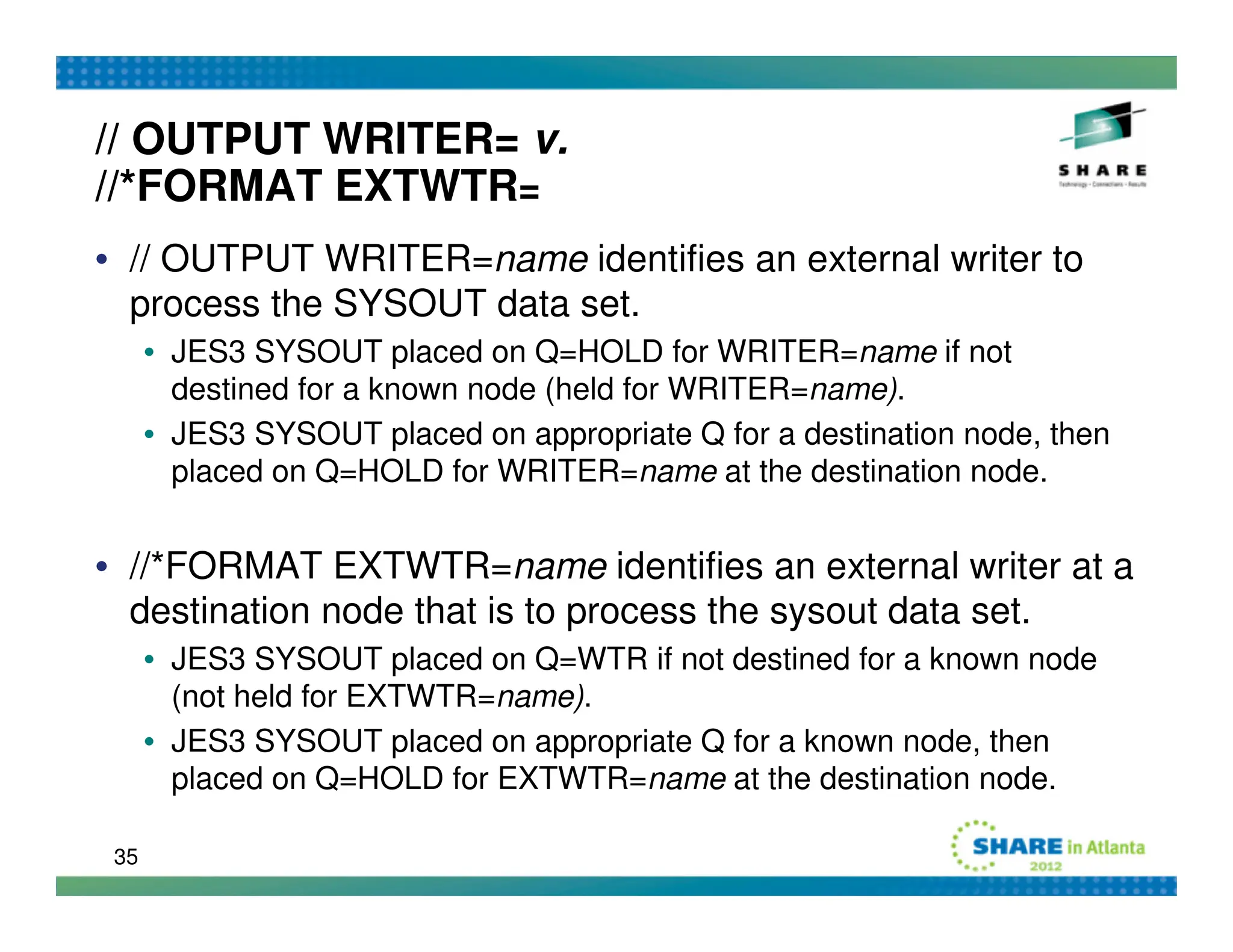 zOS Mainframe JES2-JES3 JCL-JECL Differences | PDF