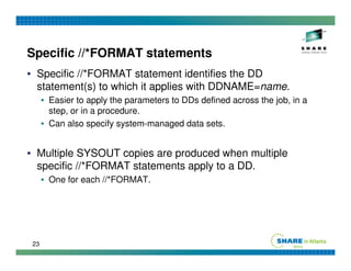 zOS Mainframe JES2-JES3 JCL-JECL Differences | PDF