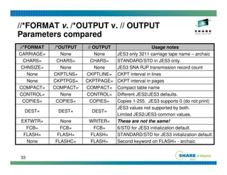 zOS Mainframe JES2-JES3 JCL-JECL Differences | PDF