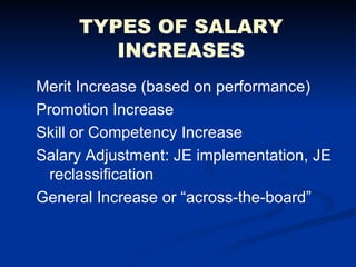 Job Evaluation and Salary Design | PPT
