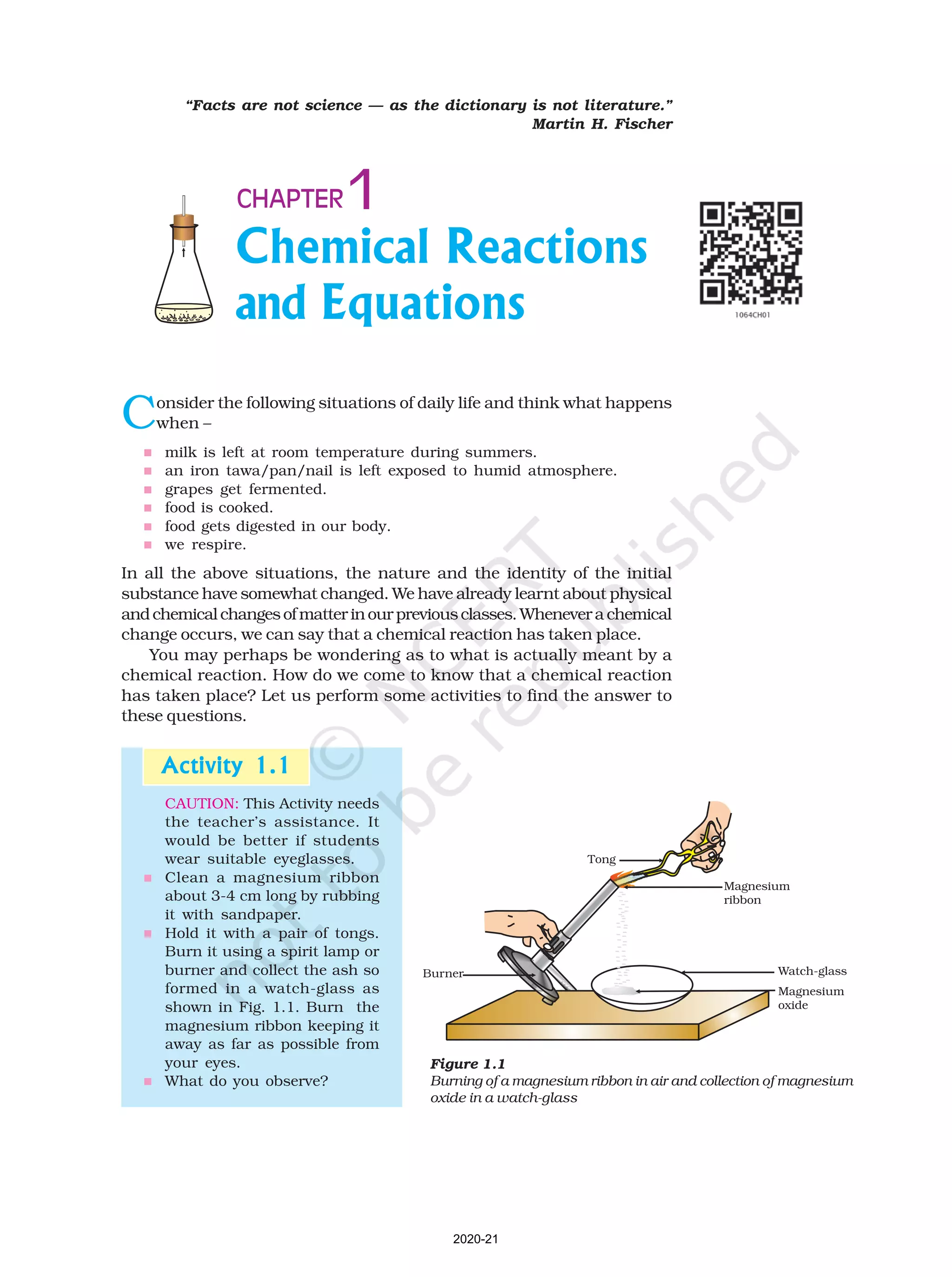 Class 10 Science Book chapter 1 | PDF