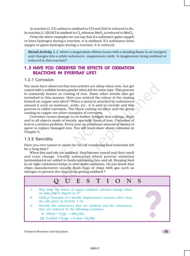 Class 10 Science Book chapter 1 | PDF