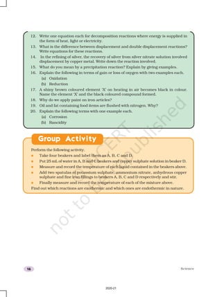 Class 10 Science Book chapter 1 | PDF