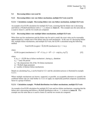 Early Life Failure Rate Calculation Procedure for Semiconductor ...