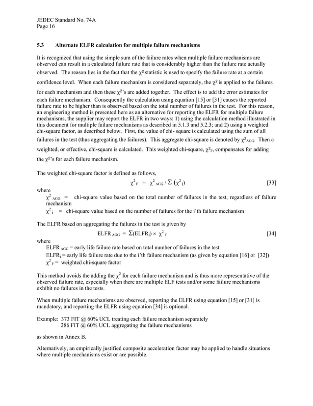 Early Life Failure Rate Calculation Procedure for Semiconductor ...
