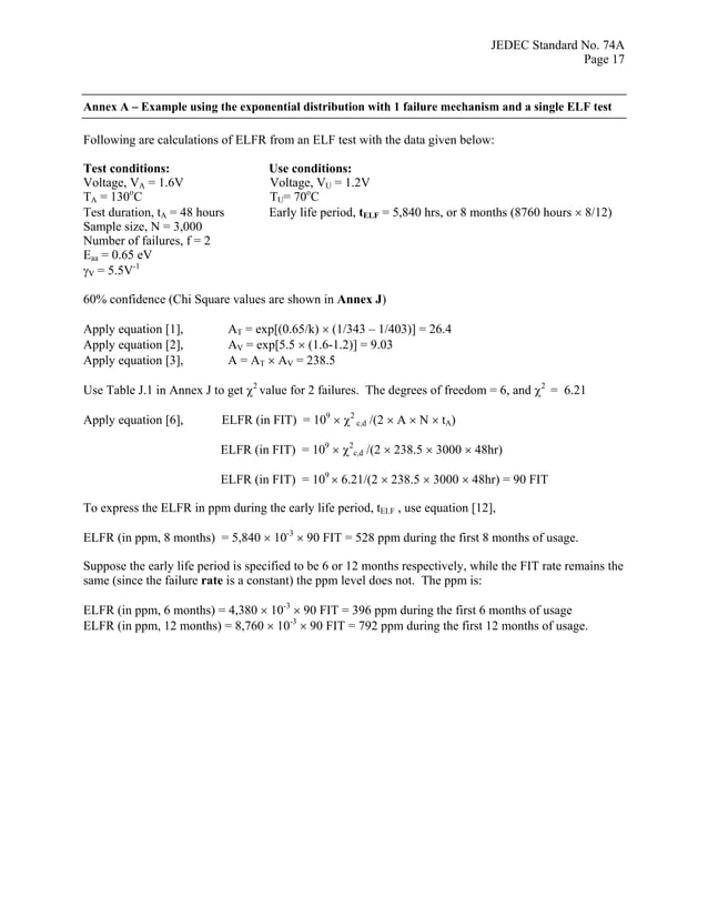 Early Life Failure Rate Calculation Procedure for Semiconductor Components | PDF | Physics | Science