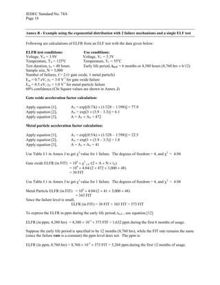 Early Life Failure Rate Calculation Procedure for Semiconductor ...