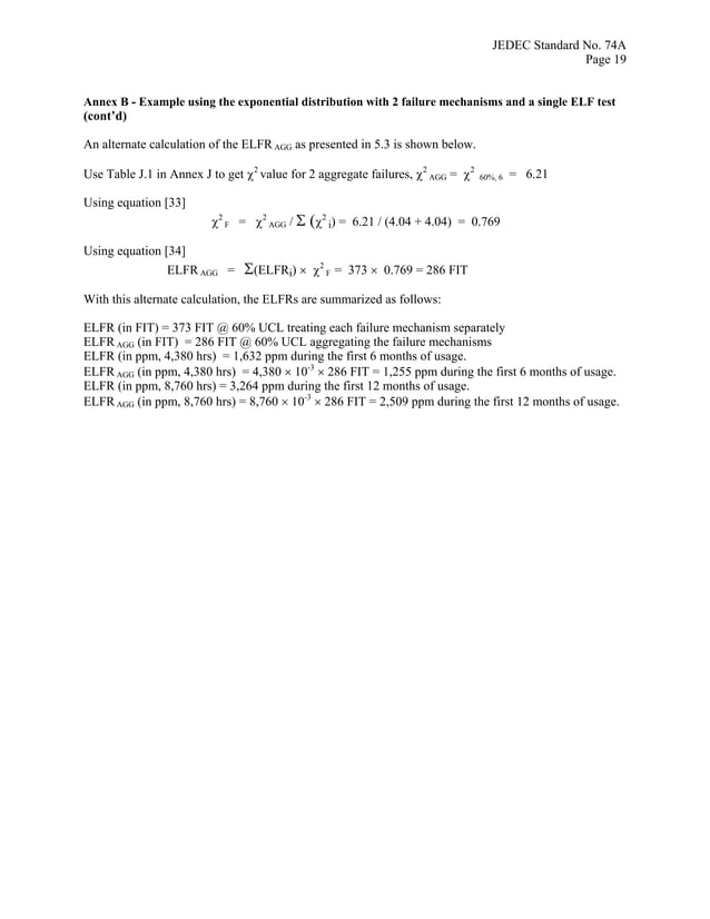 Early Life Failure Rate Calculation Procedure for Semiconductor Components | PDF | Physics | Science
