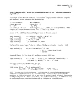 Early Life Failure Rate Calculation Procedure for Semiconductor ...