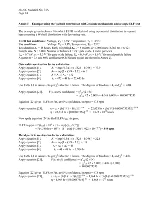 Early Life Failure Rate Calculation Procedure for Semiconductor ...