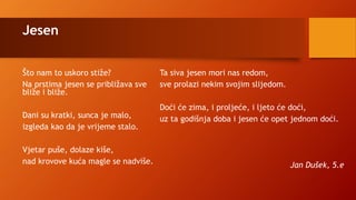 Jesen | PPSX