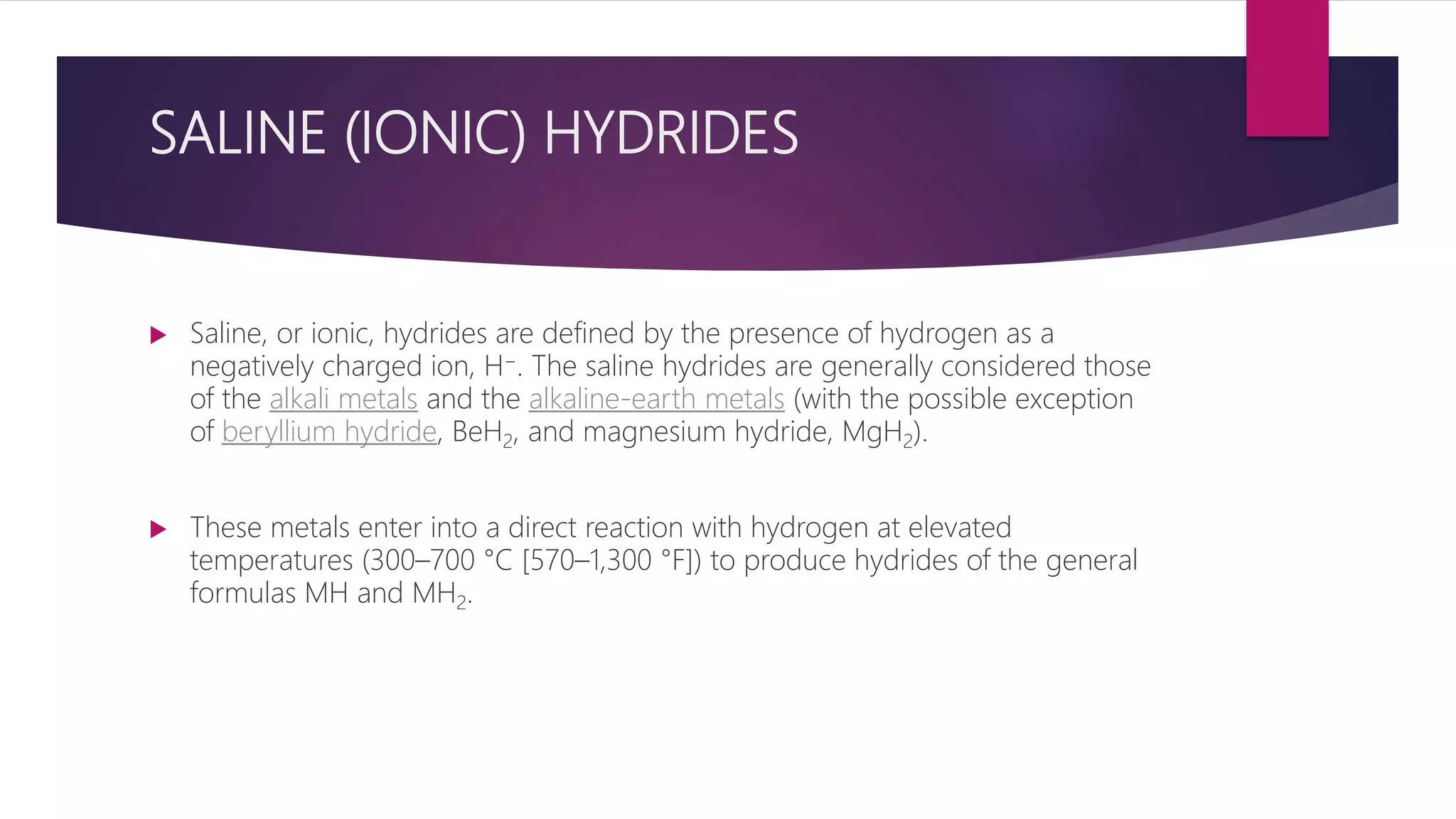 HYDRIDES | PPTX