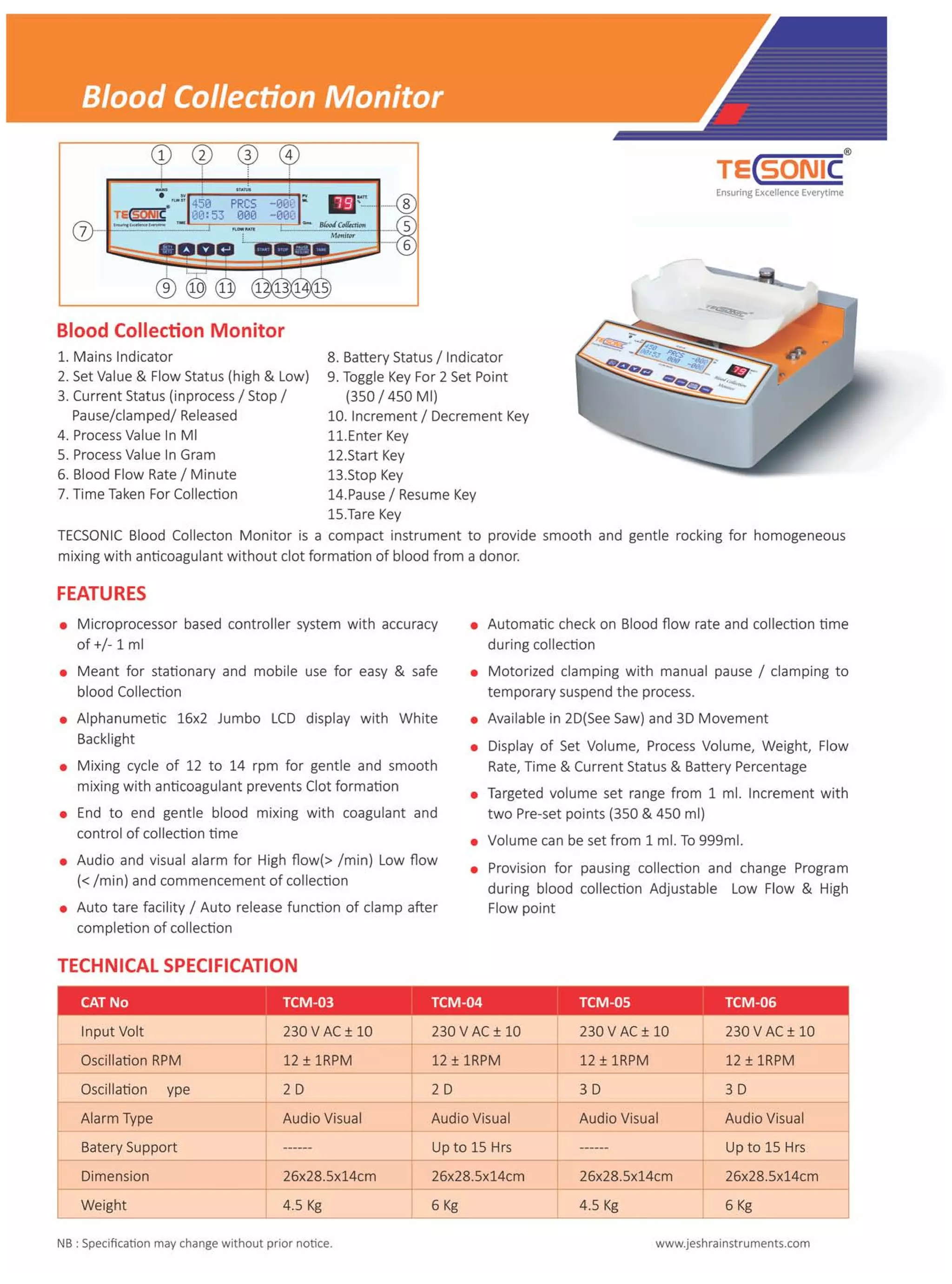 Blood Bank Instruments | PDF